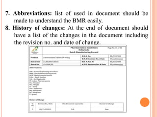 BMR And MFR | PDF