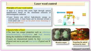 Weed Detection Using Deep Learning and Laser Weed Control | PDF