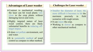 Weed Detection Using Deep Learning and Laser Weed Control | PDF