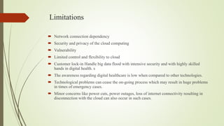DIGITAL HEALTH: DATA PRIVACY AND SECURITY WITH CLOUD COMPUTING | PPT