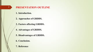 Approaches Of Gastro-Retentive Drug Delivery System or GRDDS | PPTX
