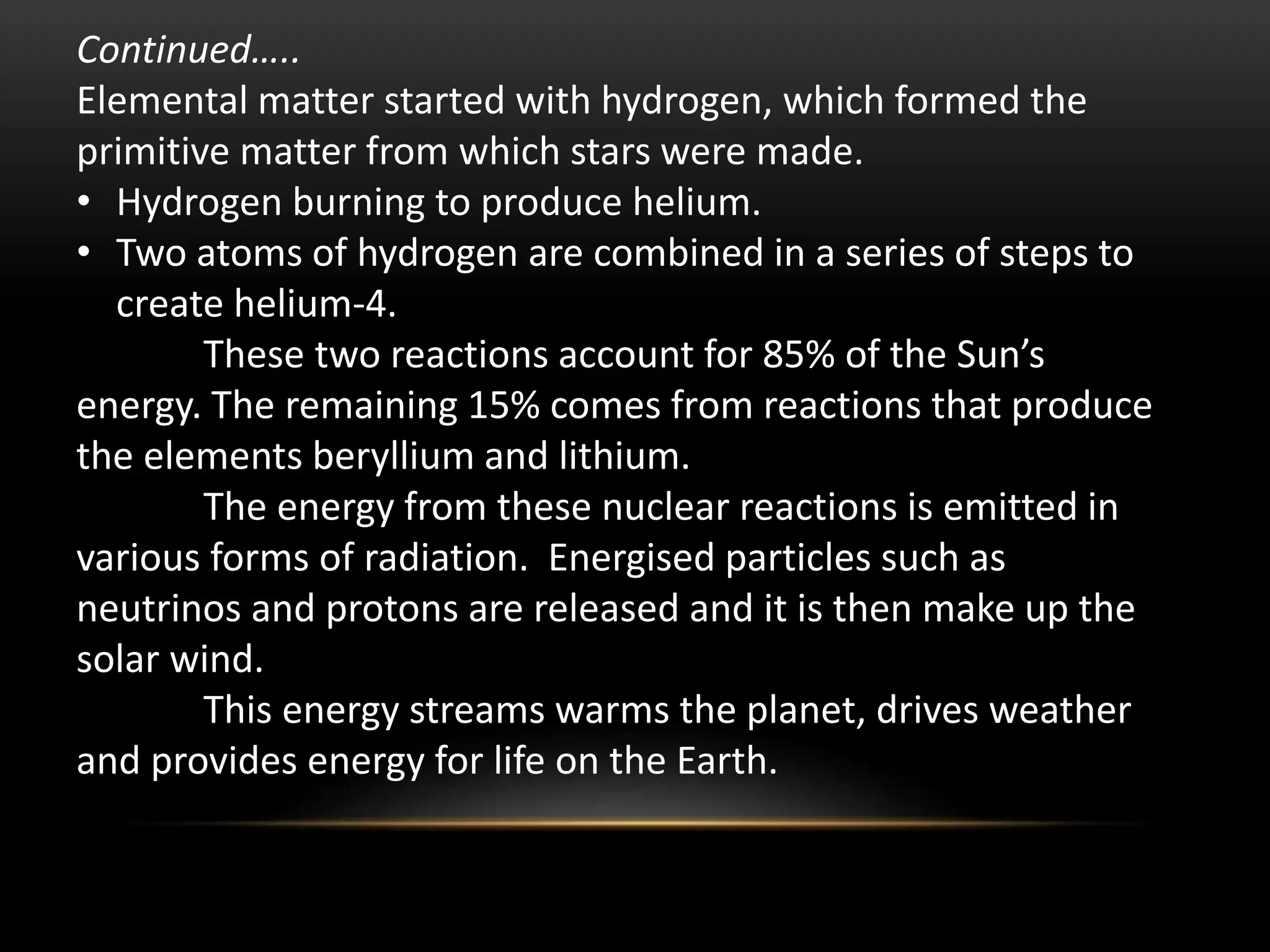 Origin and Abundance of elements in the Solar system and in the Earth ...