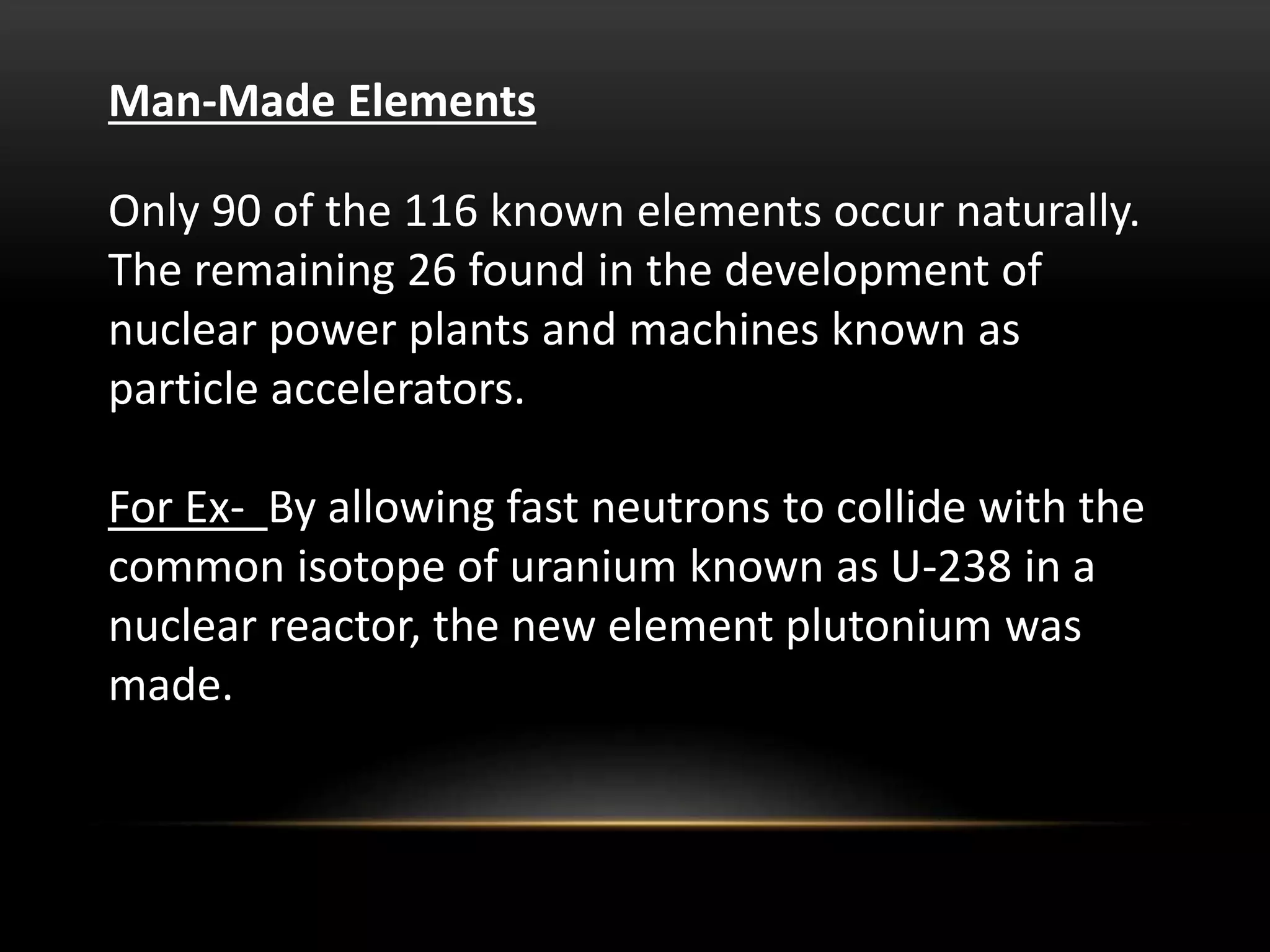 Origin and Abundance of elements in the Solar system and in the Earth and its Constituents | PPTX