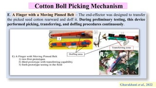 Robotic Cotton Picker, Machines for cotton harvesting | PPTX