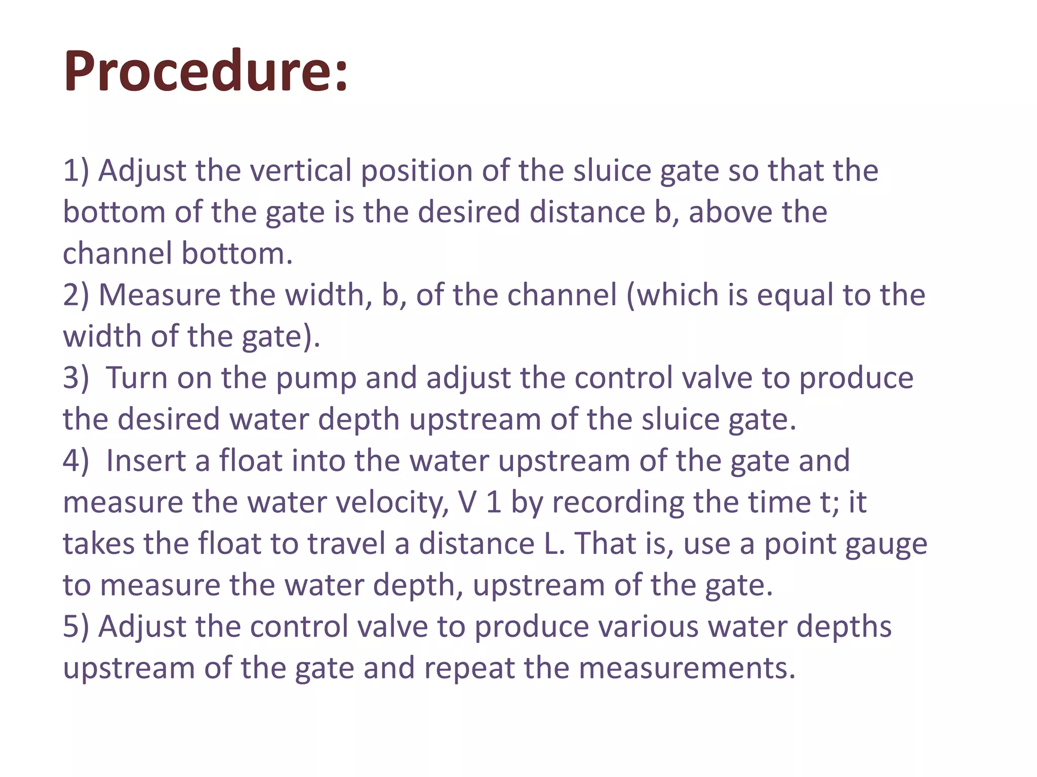 SLUICE GATE | PPTX