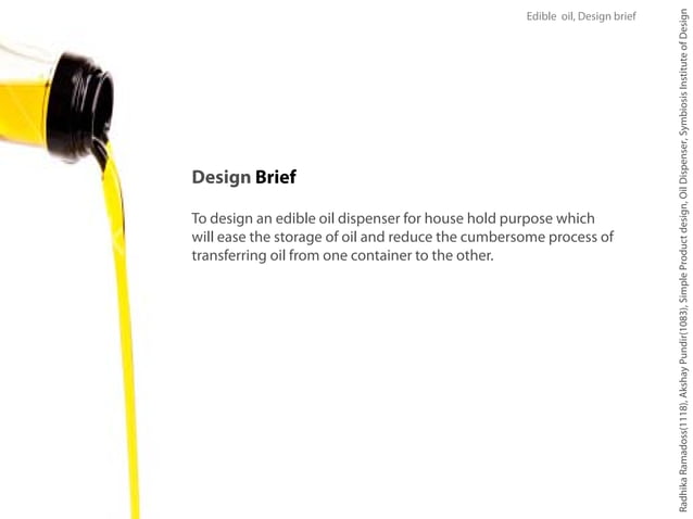 Simple Product Design oil dispenser | PDF