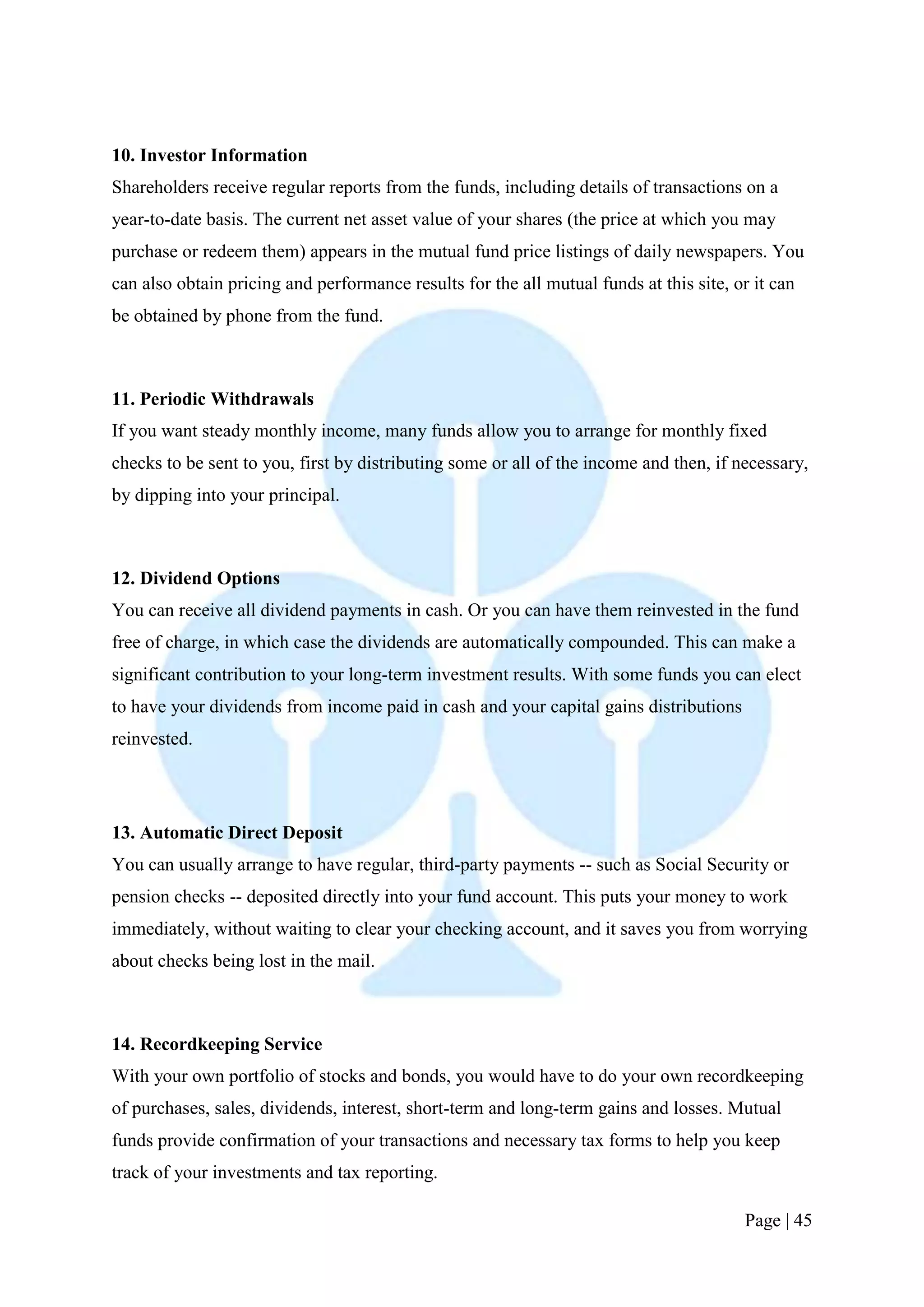 Full Project Report on SBI mutual funds. | PDF