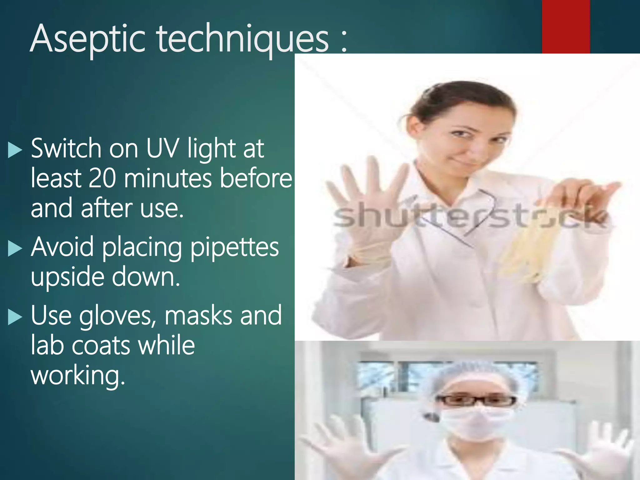 Aseptic Techniques and sterile handling in atc lab | PPTX