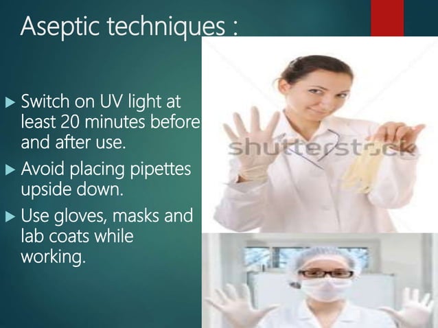 Aseptic Techniques and sterile handling in atc lab | PPTX