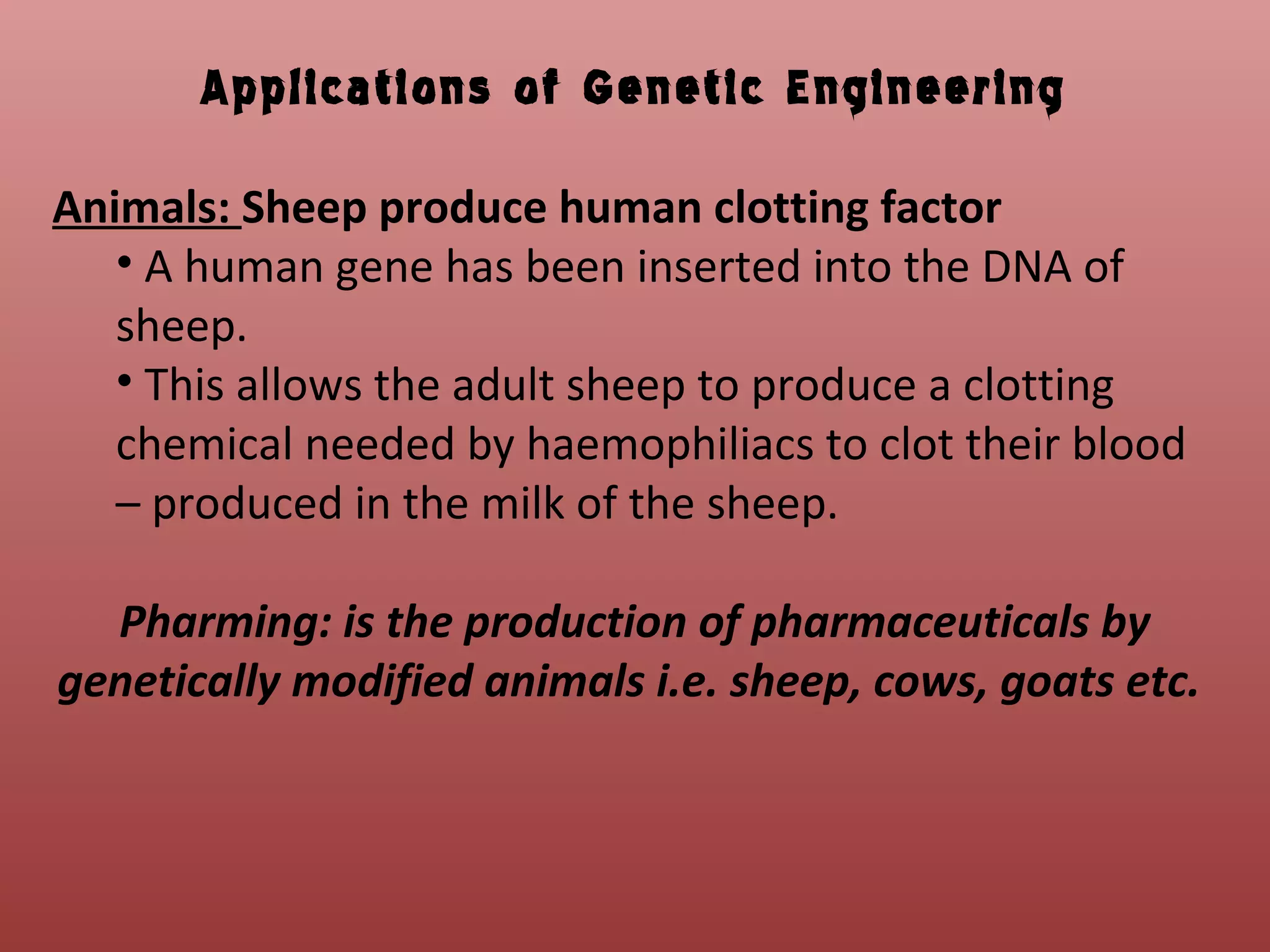 Genetic-engineering | PPT