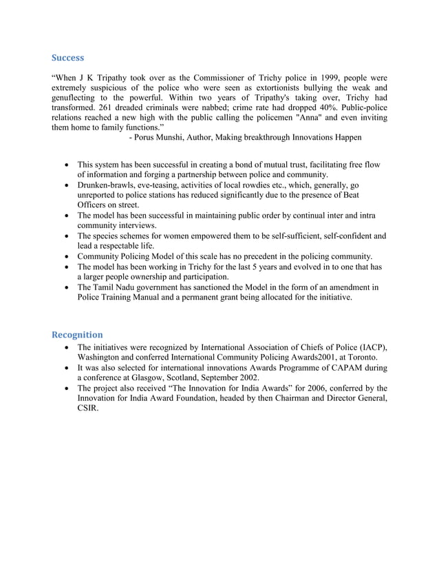 Akshee group community _policing_model | PDF | Crime & Harmful Acts to ...