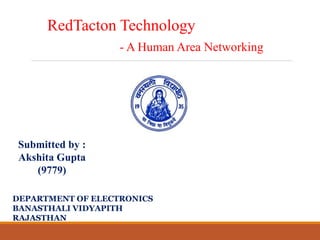 RedTacton Technology | PPTX