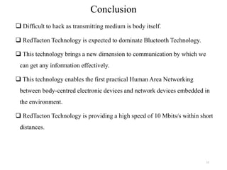 RedTacton Technology | PPTX