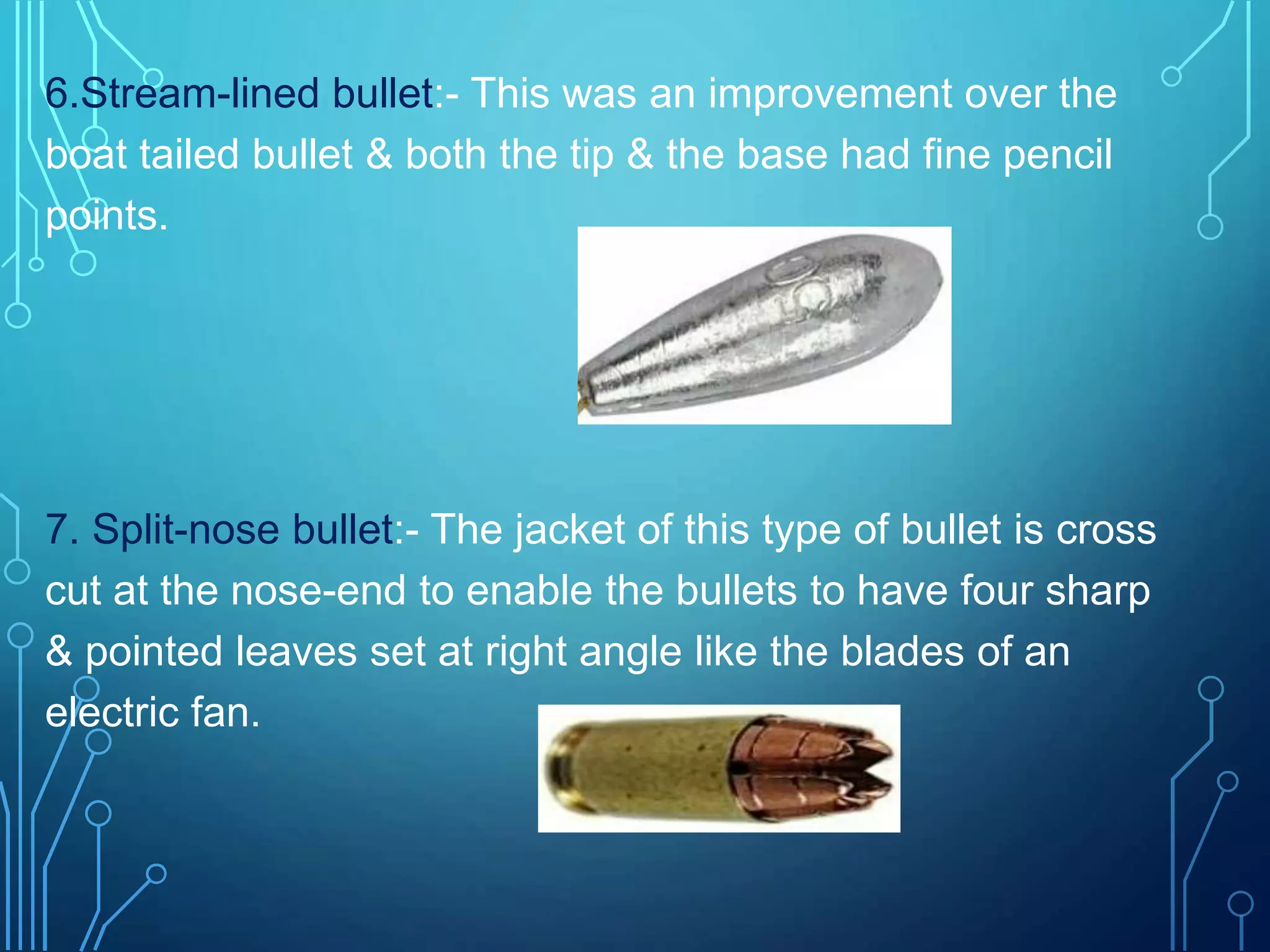 Types of Bullet | PPTX | Arms & Ammunition | Sensitive Topics
