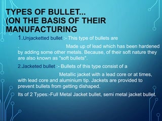 Types of Bullet | PPT