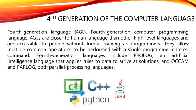 Computer and its language | PPT