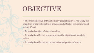 INVESTIGATORY PROJECT based on the chemistry | PPTX