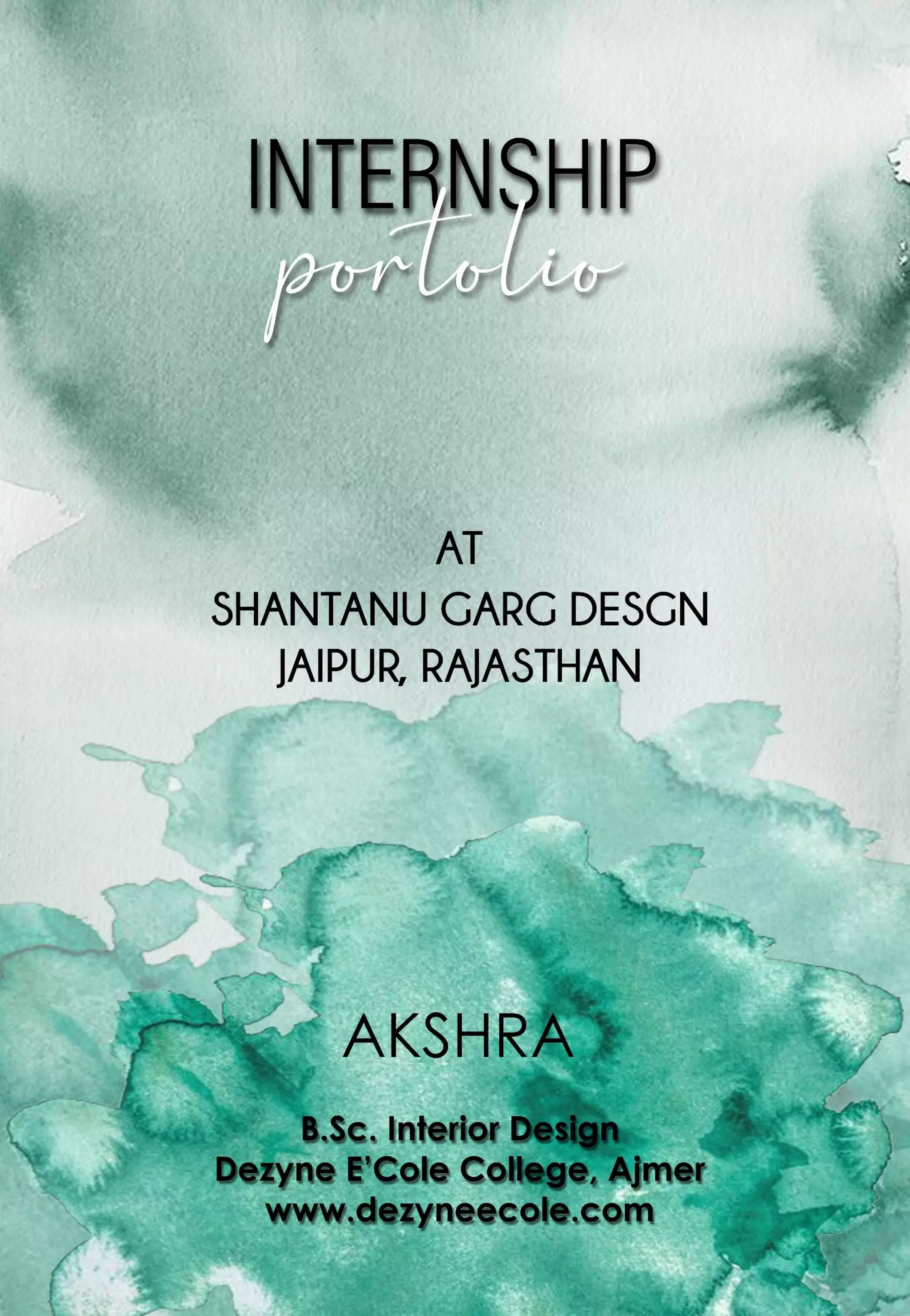 Akshra internship portfolio | PDF