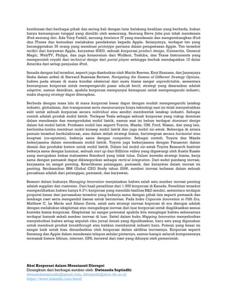 Aksi Korporasi Mensiasati Disrupsi | PDF