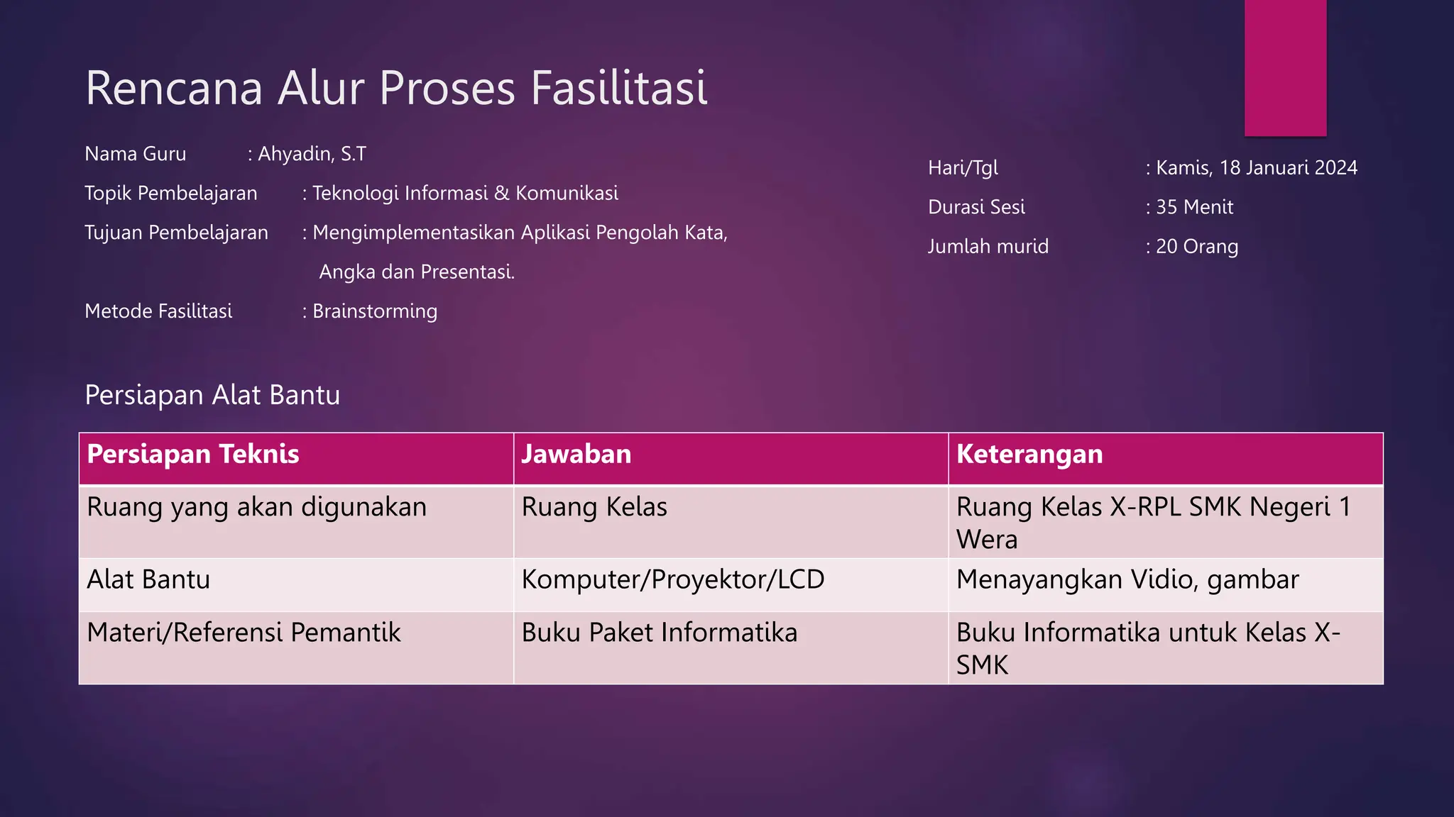 AKSI NYATA fASILITATOR pEMBELAJARAN (.pptx