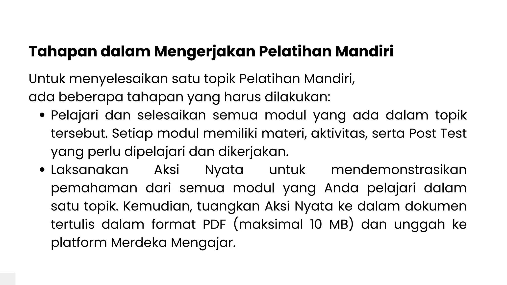 AKSI NYATA BERBAGI PRAKTIK BAIK MELALUI PMM | PDF