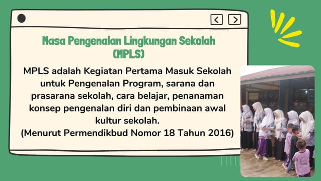 program masa pengenalan lingkungan sekolah | PPT