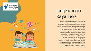 Aksi Nyata Membuat Lingkungan Kaya Teks di Kelas.pptx