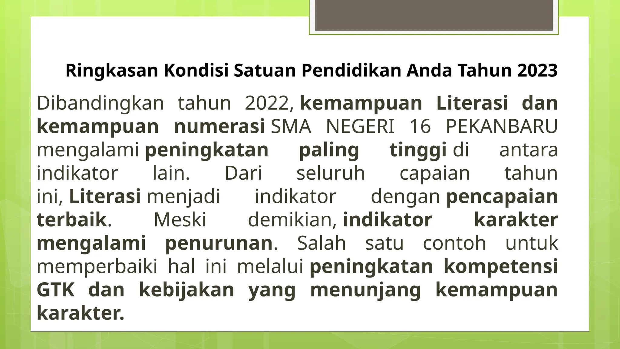 Aksi Nyata Rapor Pendidikan sman 16.pptx