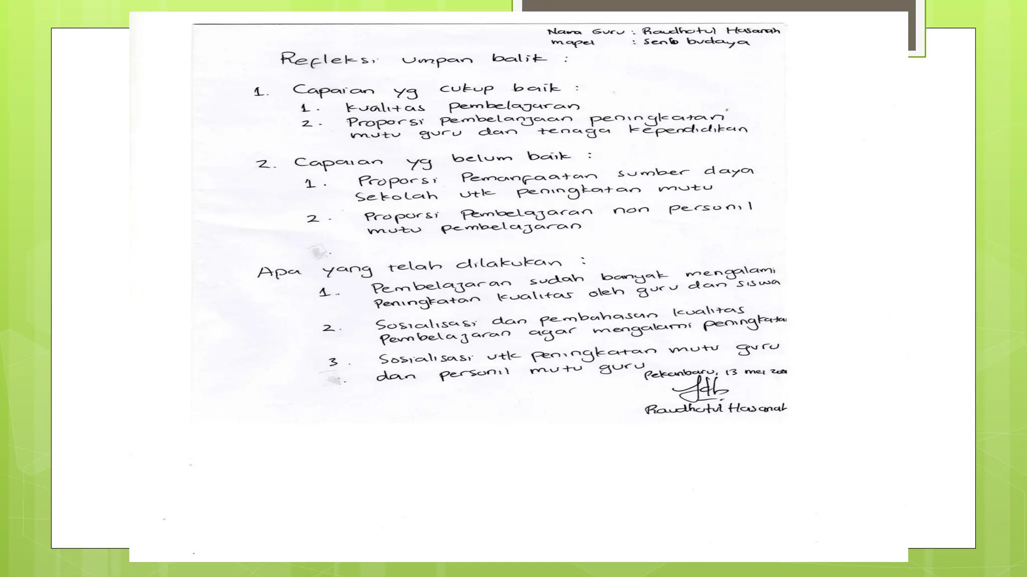 Aksi Nyata Rapor Pendidikan sman 16.pptx