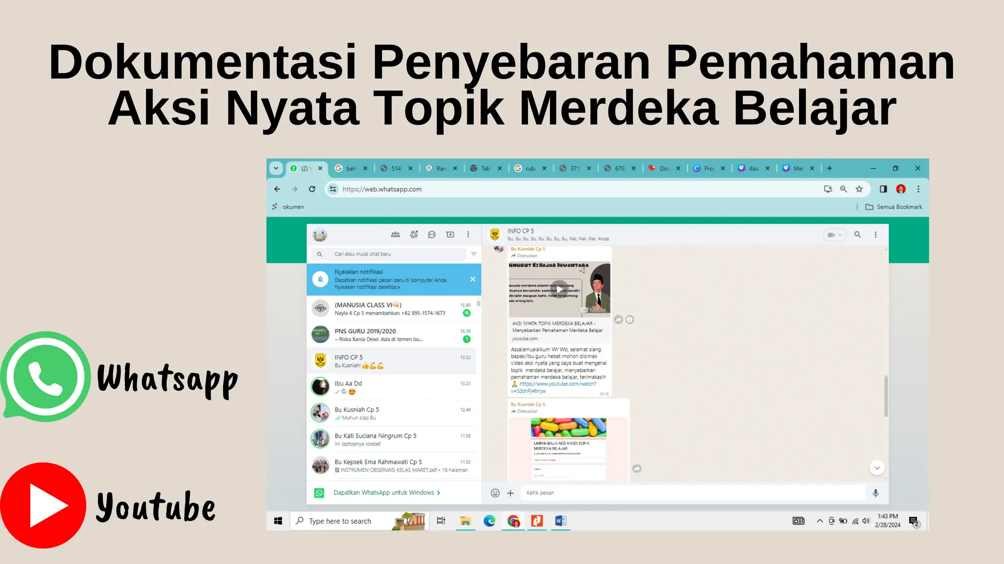 Aksi Nyata Topik Merdeka Belajar Menyebarkan Pemahaman Merdeka Belajar_Kusniah, S.Pd.pdf