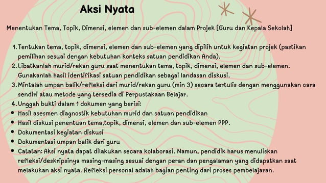 Aksi Nyata topik P5 SD Menentukan Tema, Topik, Dimensi, elemen dan sub-elemen dalam Projek.pdf