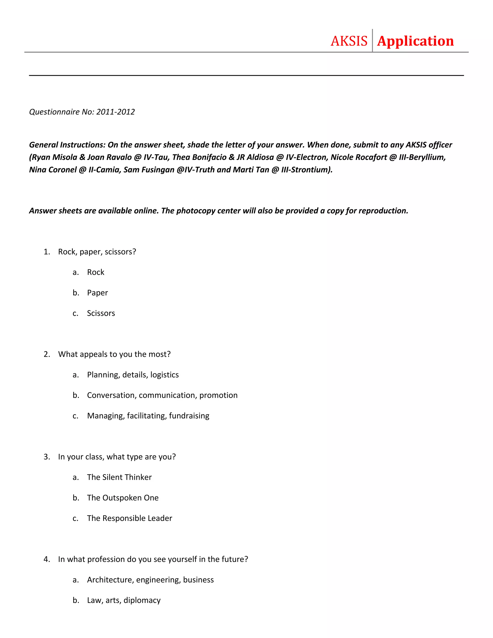 Aksis application form | PDF