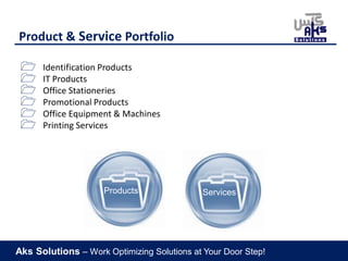 Company Introduction Profile - Aks Solutions | PPT