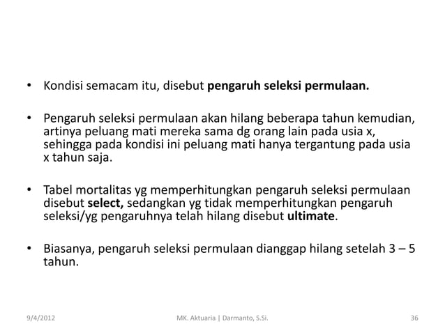 Akt 2-tabel-mortalitas | PDF