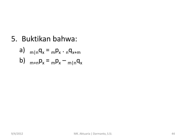 Akt 2-tabel-mortalitas | PDF