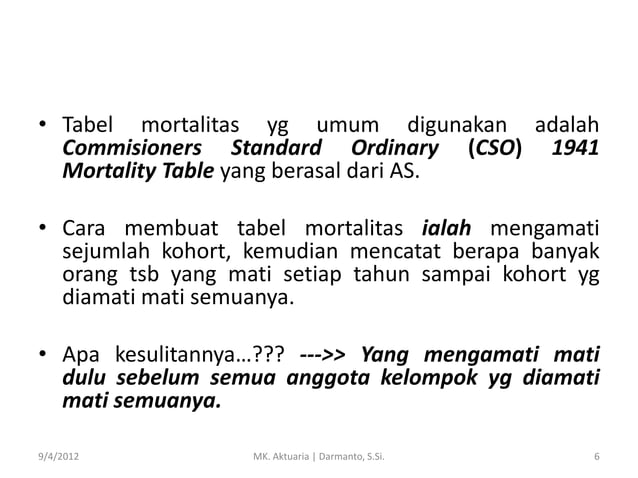 Akt 2-tabel-mortalitas | PDF