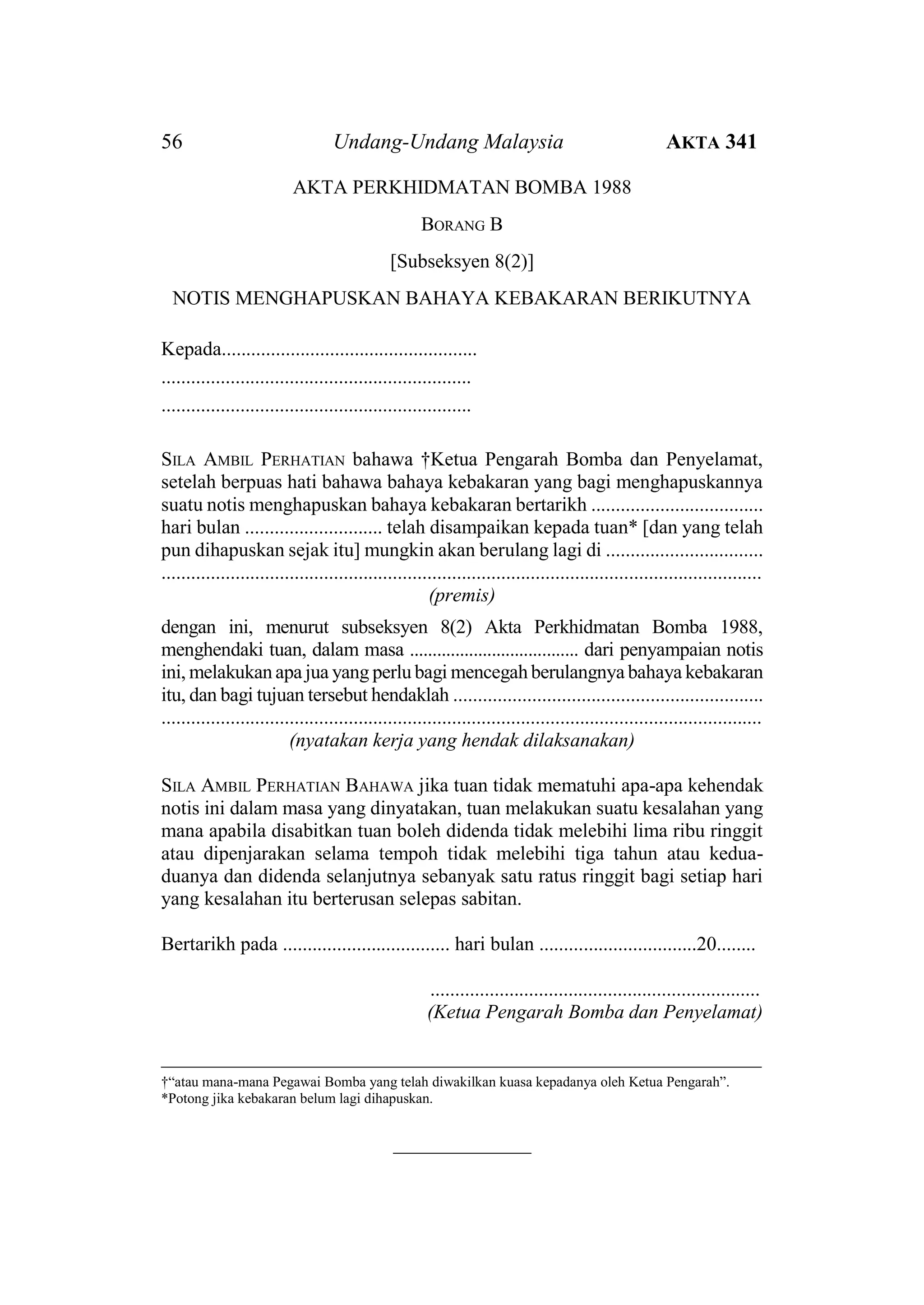 Akta 341 - Akta Perkhidmatan Bomba 1988.pdf