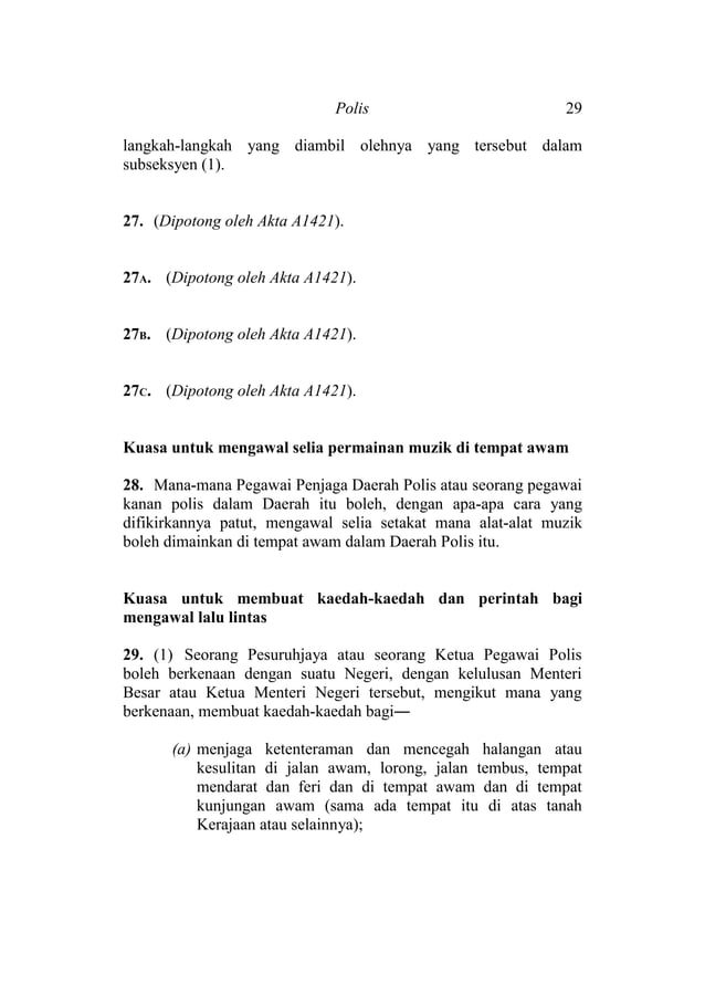 Akta 344 akta polis 1967 | PDF