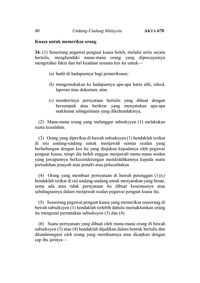 Akta Antipemerdegangan dan Penyeludupan Migran (ATIPSOM) Akta 670 | PDF
