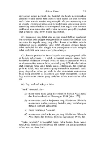 Akta 88 - Akta Rahsia Rasmi 1972 | PDF