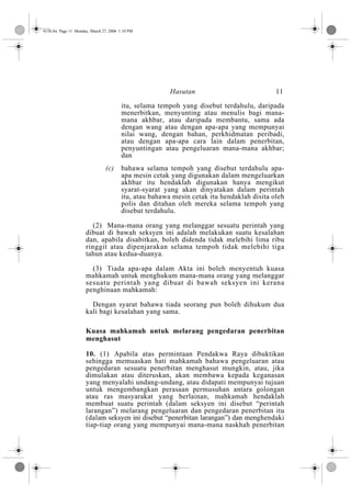 Akta Hasutan 1948 (Full) | PDF