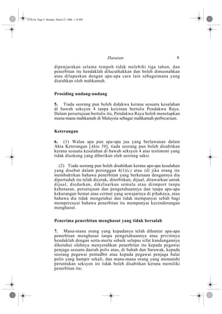 Akta Hasutan 1948 (Full) | PDF