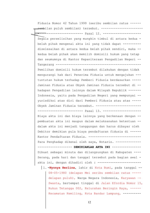 Akta no. 76 uka | DOC