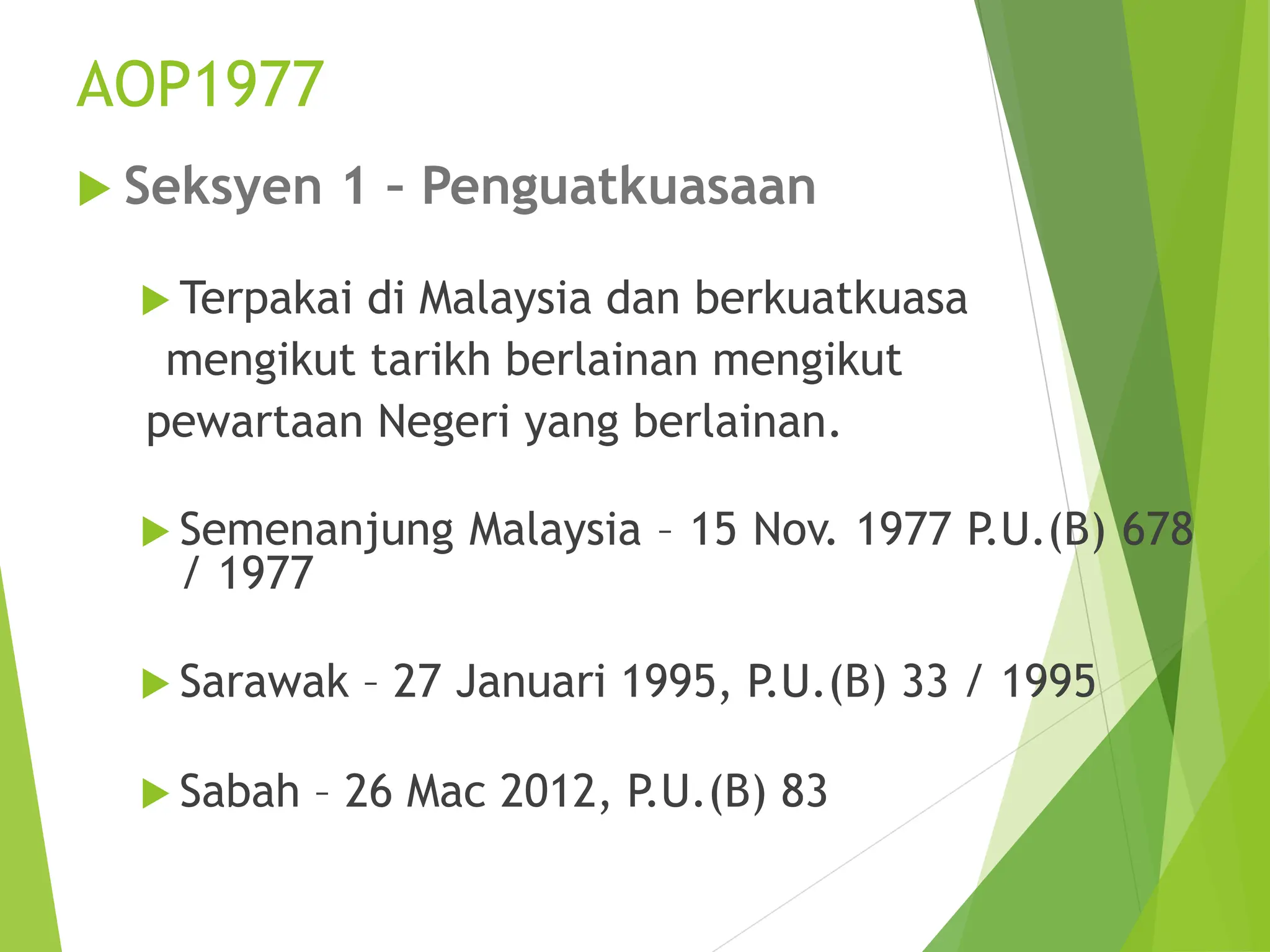 AKTA ORANG PAPA 1977.pptx