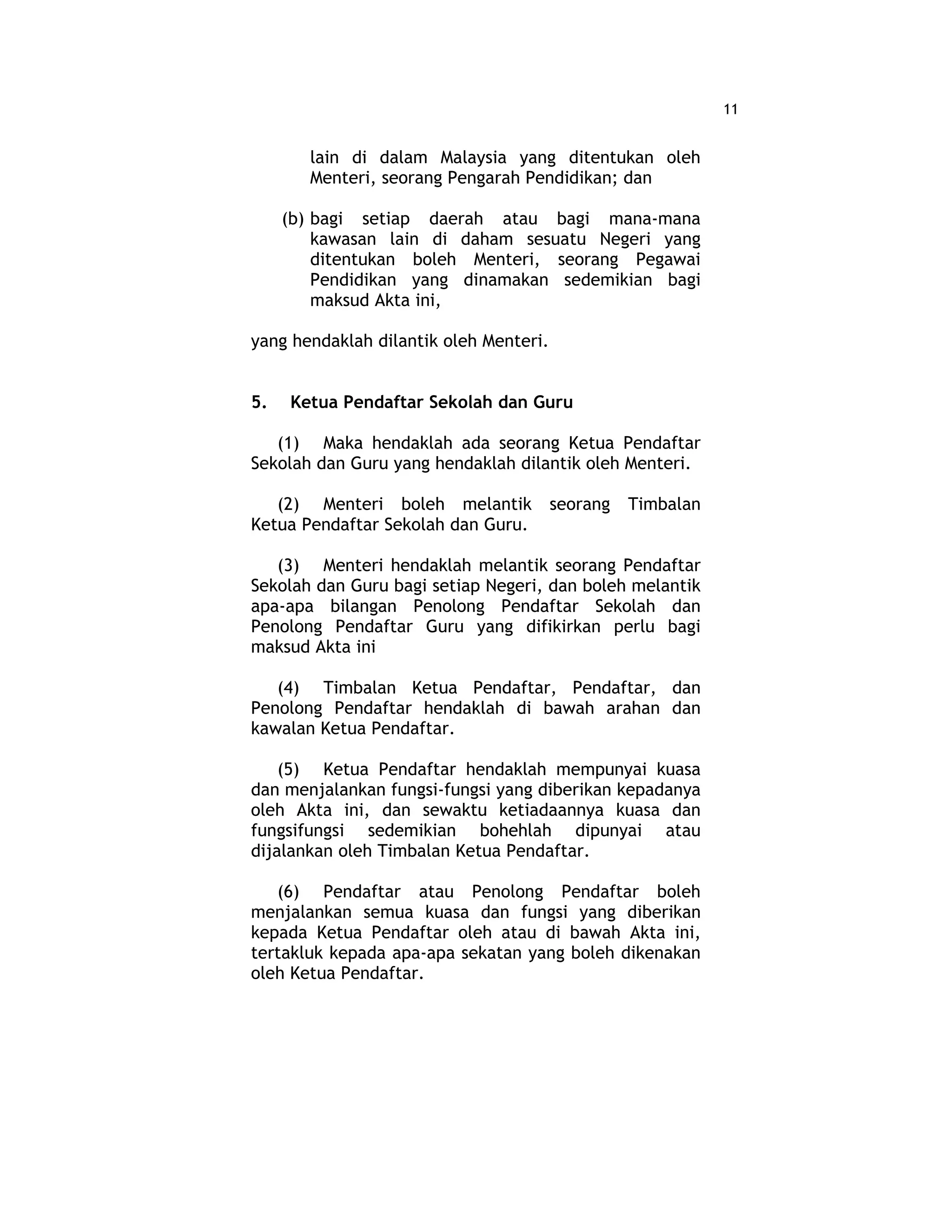 Akta pendidikan 1996 | PDF