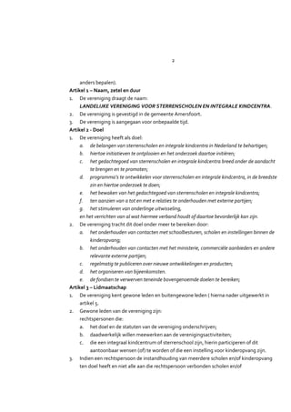 Akte oprichting vereniging ikc | PDF