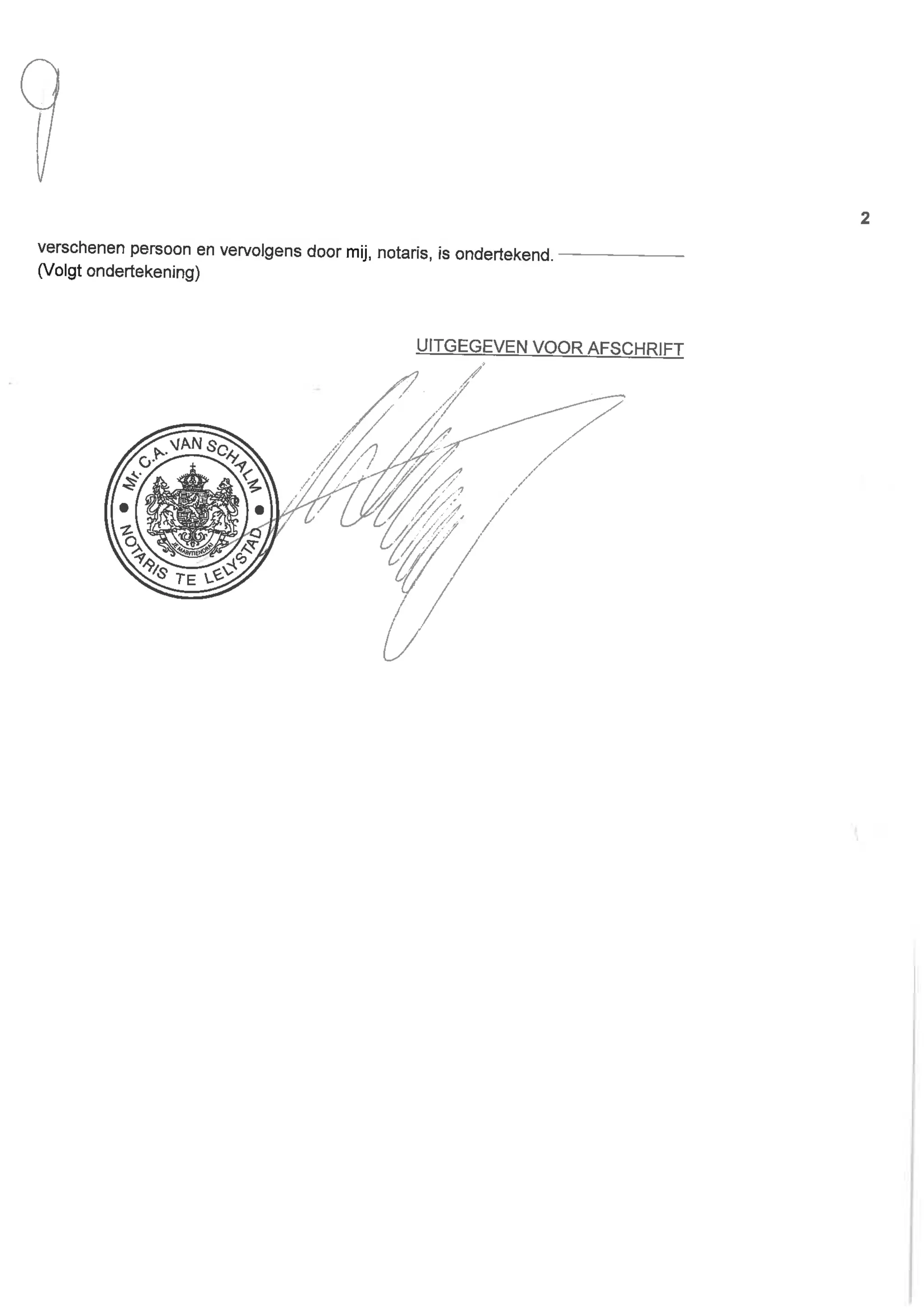 Akte Van Oprichting Pdf