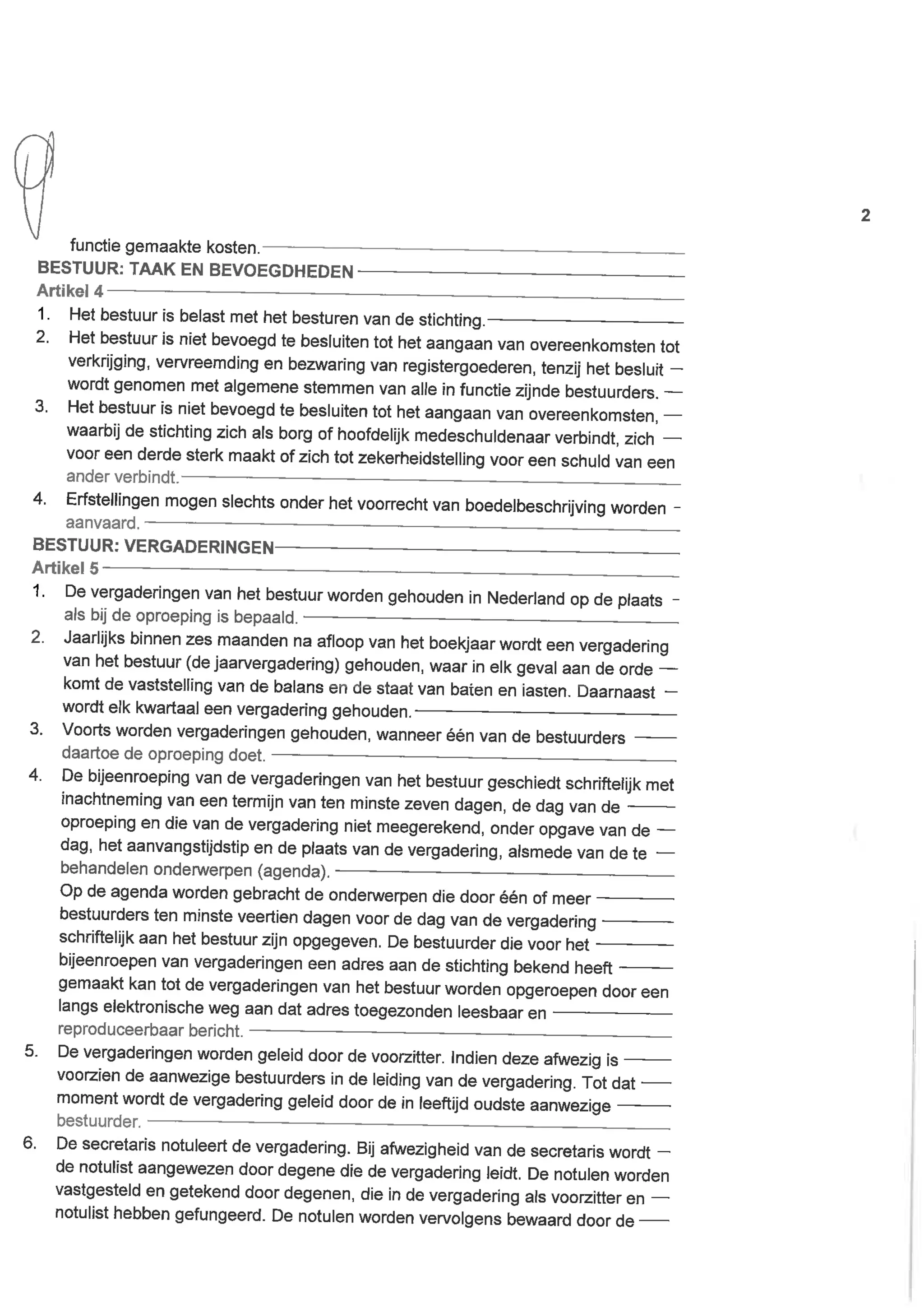 Akte van oprichting | PDF