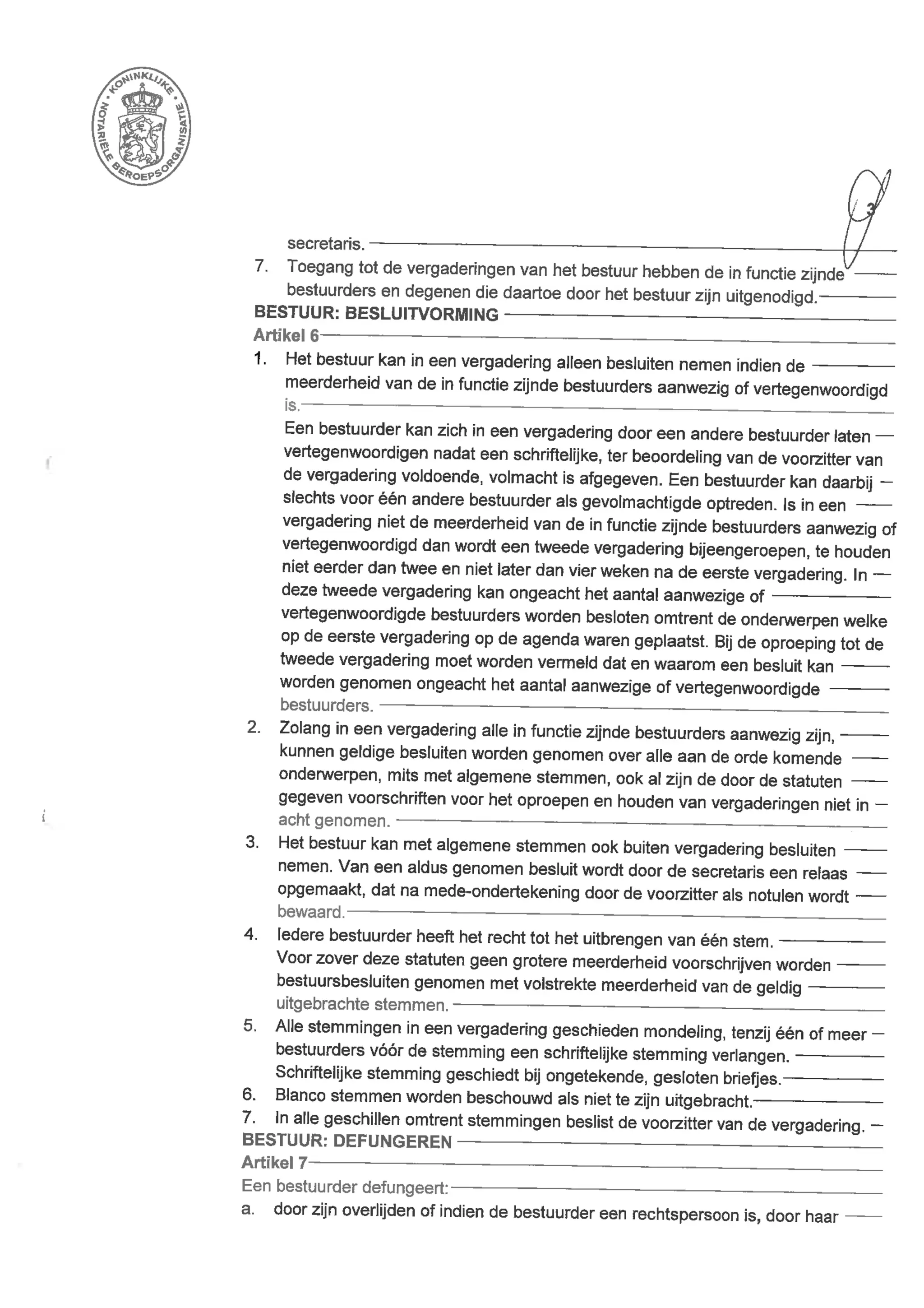 Akte van oprichting | PDF