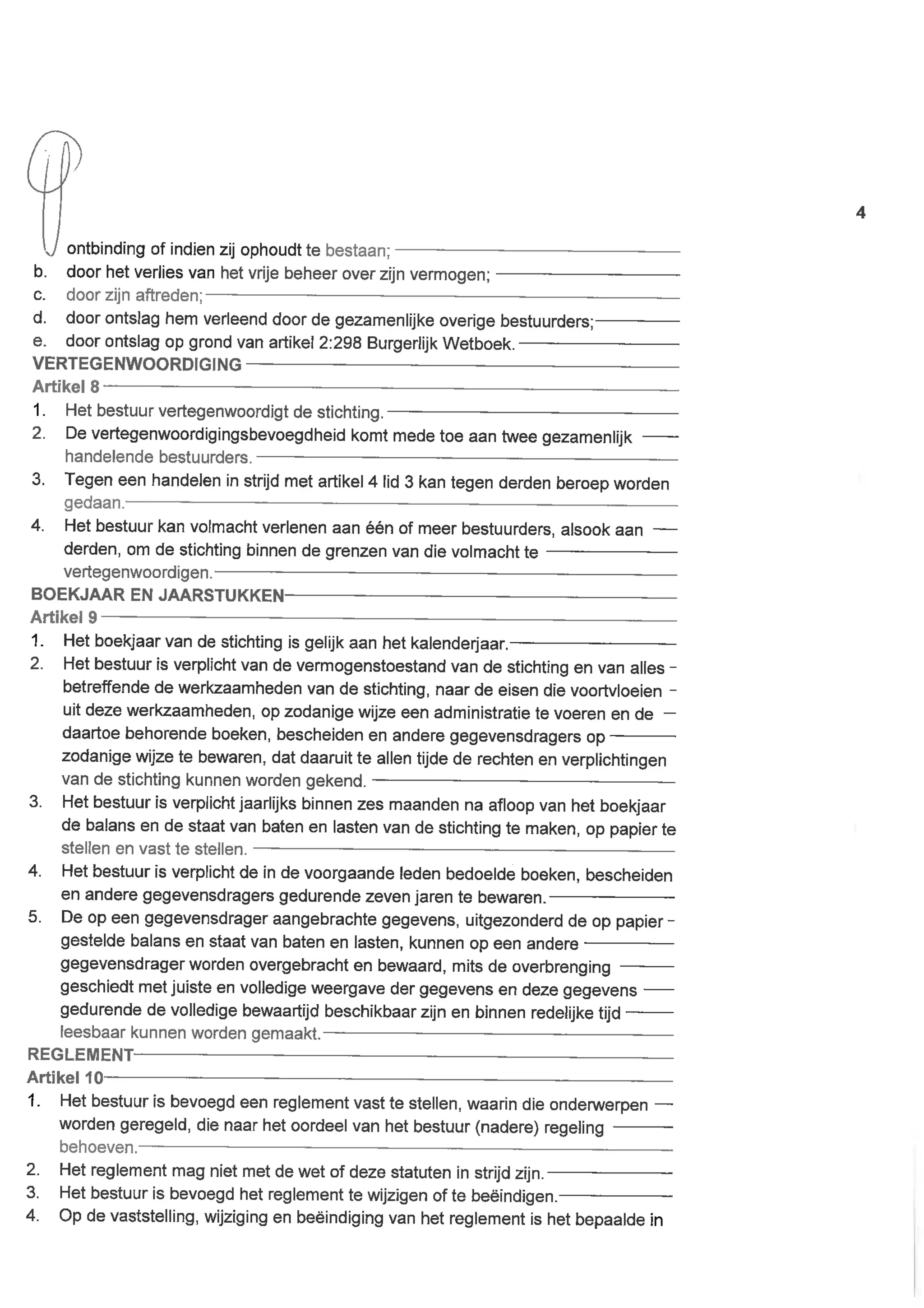 Akte van oprichting | PDF